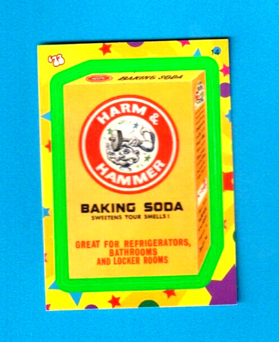 2008 Wacky Packages Flashback Series 1 Green Border "HARM & HAMMER" #14 ...