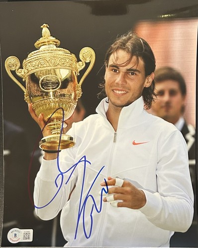 Rafael Nadal Signed 8x10 Wimbolton French Open U.S. Open Autograph ...