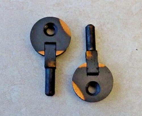 2 Singer Sewing Machine Cabinet Hinges 1 Hole Banjo Lollipop Model 15 ...