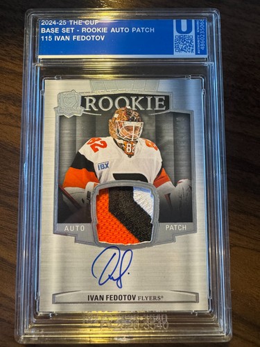 2024-25 UPPER DECK THE CUP ROOKIE AUTO PATCH RPA #115 FLYERS IVAN ...