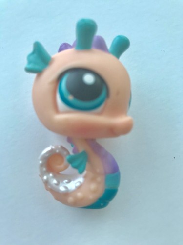 Littlest Pet Shop # 142 Peach Seahorse Authentic LPS | eBay