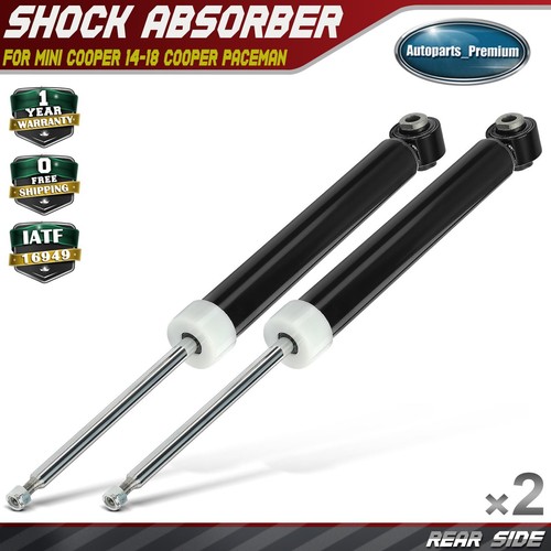 2x Rear Side Suspension Shock Absorber for Mini Cooper 2014-2024 1.5L 1 ...
