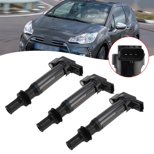 3x Ignition Coil Pack 9671214580 For Citroen C3 DS3 Peugeot 108 2008 ...