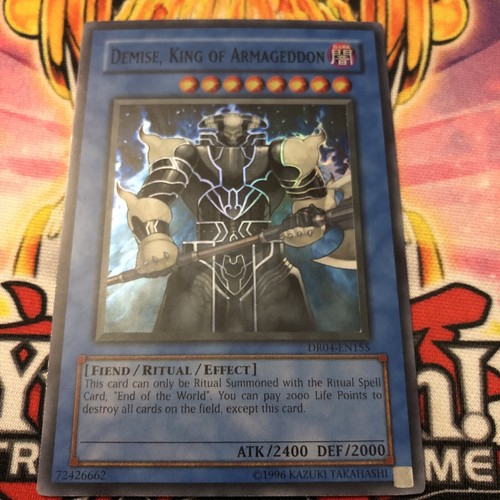 Yu-Gi-Oh! Demise, King Of Armageddon DR04-EN155 Super Rare Lightly ...
