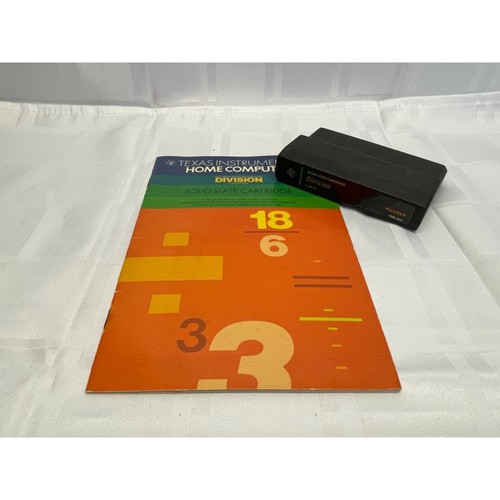 Texas Instruments Home Computer TI99/4A Vintage Solid State Cartridge ...