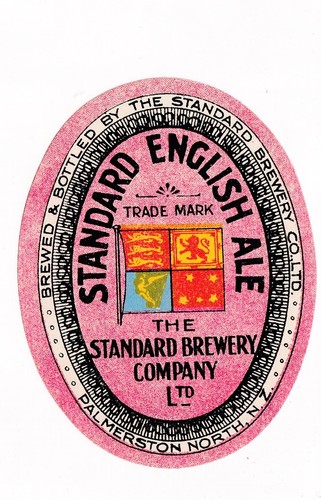 1935 STANDARD BREWERY CO, PALMERSTON, NEW ZEALAND STANDARD ENGLISH ALE ...