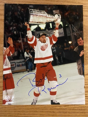 Bob Rouse Signed Autographed Detroit Red Wings 8x10 Photo. | eBay