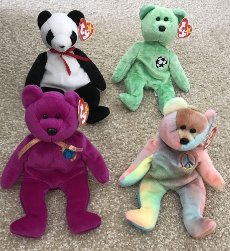 Ty retired beanie babies-bears(4) | eBay