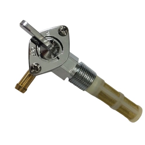 3/8" NPT Fuel Valve Gas Tank Petcock Tap 90° Spigot for Harley ...