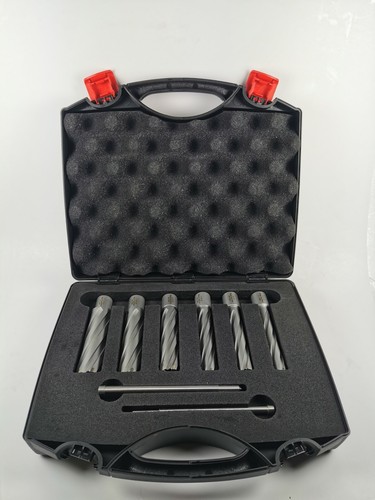 8pcs Annular Cutter Carbide Tipped Kit,3" DOC,9/16" to 1-1/16" OD,1/16 ...