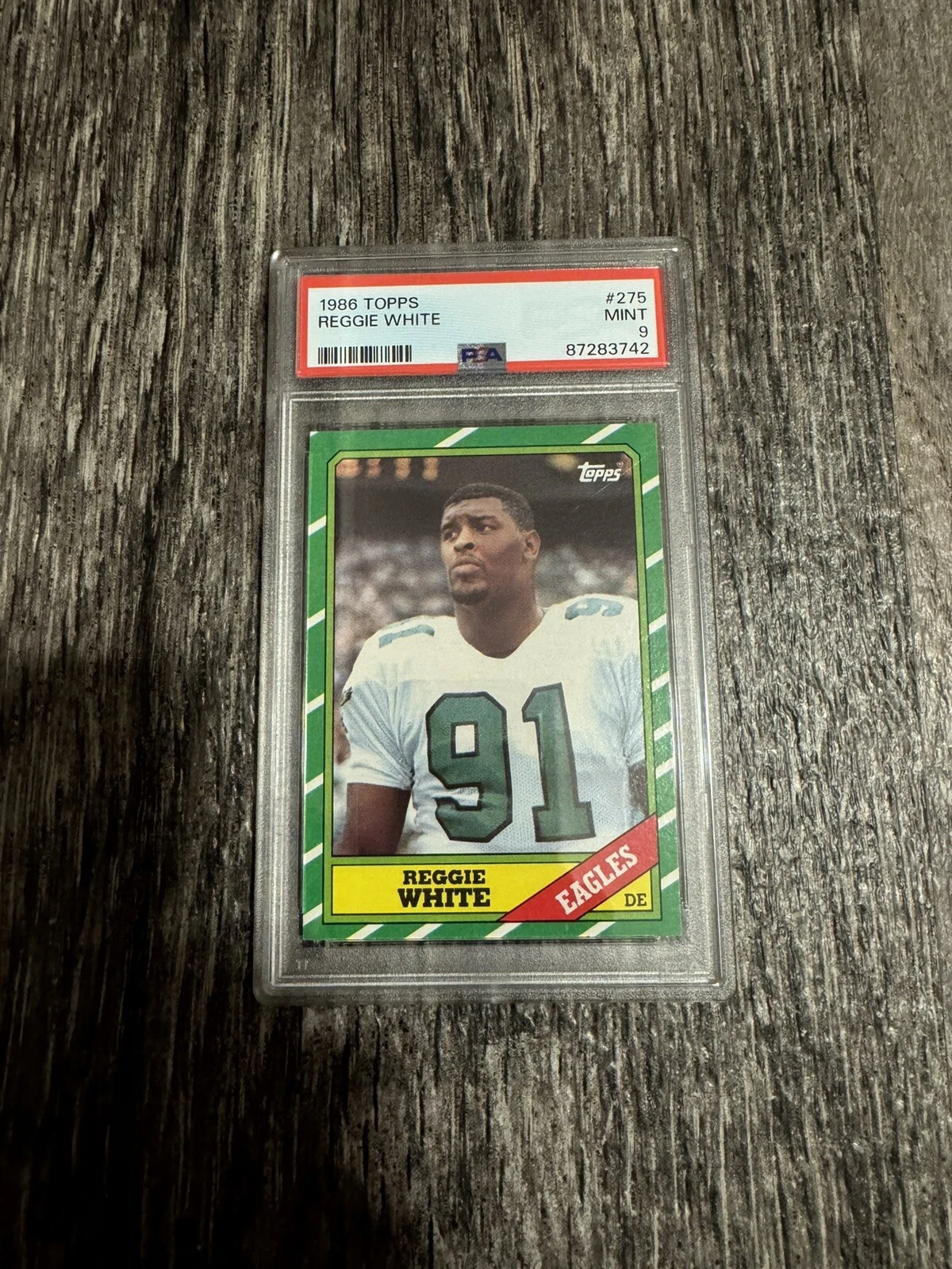 Reggie White 1986 Topps #275 Base Price Guide - Sports Card Investor