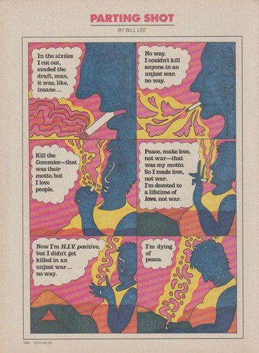 1982 Parting Shot by Bill Lee HIV Positive Dying of Peace Vintage Print ...