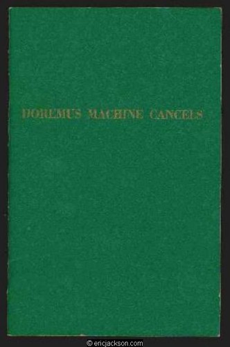 Langford, Frederick. Standard Encyclopedia of Doremus Machine Cancels ...