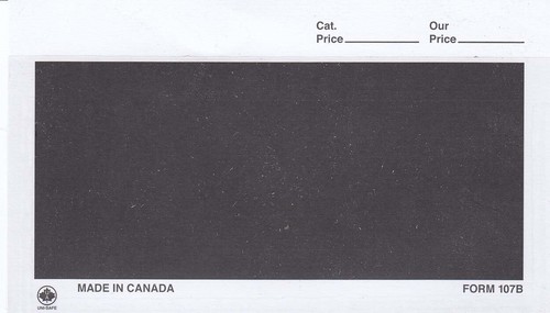 HECO Dealer Cards 5 1/2 x 3 3/8 " Black Back 1000 Long Term Stamp ...