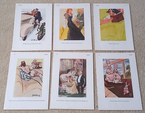 Esquire Magazine Cartoons Lot of 6 | eBay