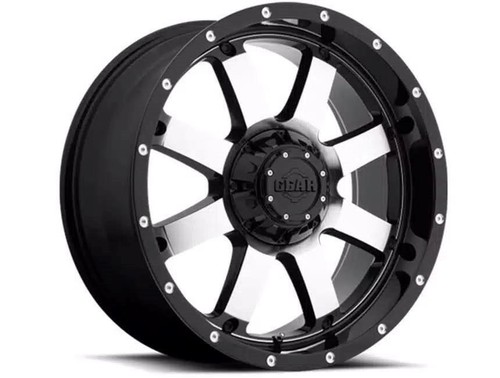 20 inch 20x12 Gear Off Road 726M Big Block Machined wheels 8x6.5 8x165 ...