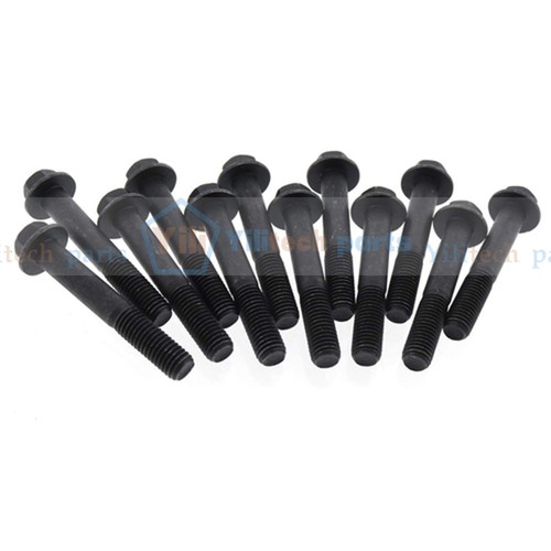 12X Exhaust Manifold Bolt 3944593 For Dodge 94-98 5.9L Engine 12 Valve ...