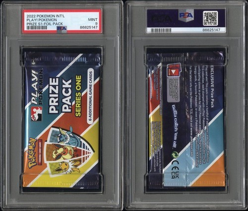 Pokemon PLAY! Prize Pack Series One (1) Graded Booster Pack PSA 9 Mint ...