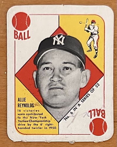 1951 Topps - Red Backs Allie Reynolds #6 Signed Autographed | eBay