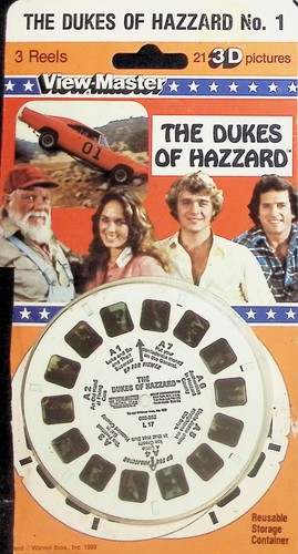 The Dukes of Hazzard Set 1 3D View-Master 3 Reel Packet - Full Color ...