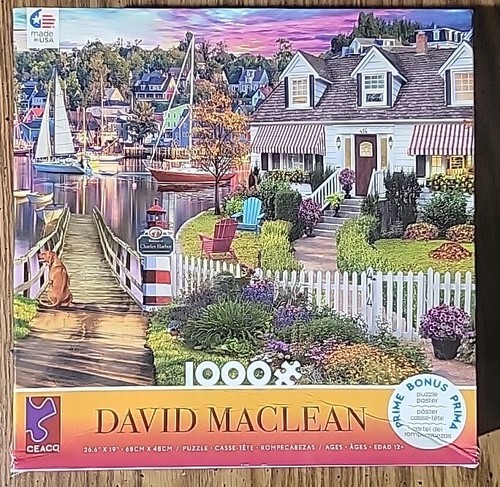 1000 Pc. Charles Harbor Jigsaw Puzzle By David McClean, 2019 | eBay