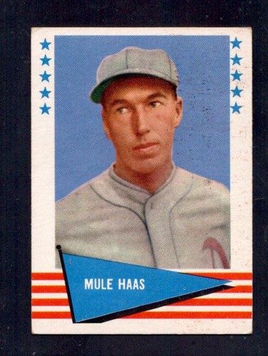 1961 Mule Haas Fleer Baseball Greats #109 White Sox Baseball Card | eBay