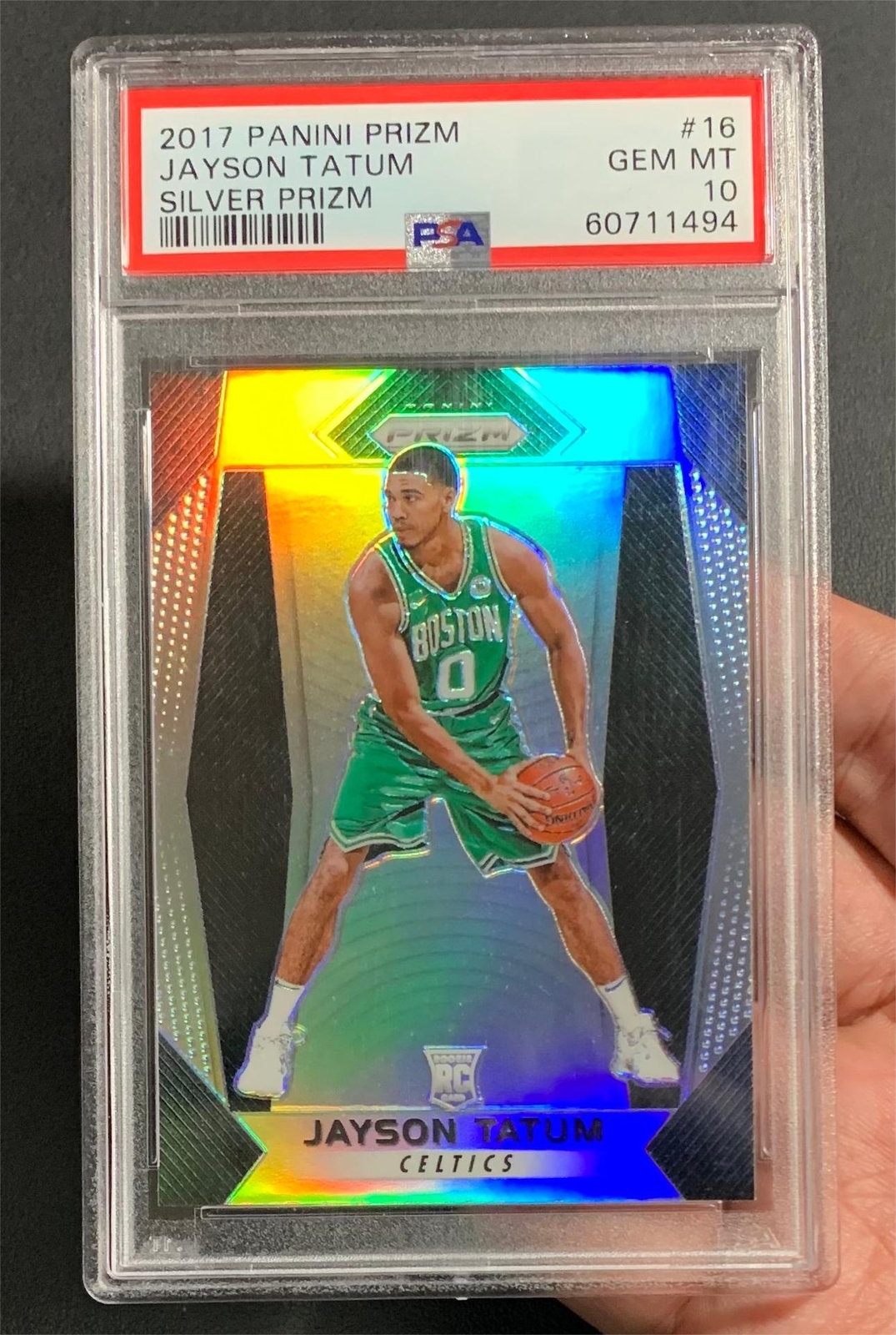 Jayson Tatum 2017 Prizm #16 Silver PSA 10 Price Guide - Sports Card Investor