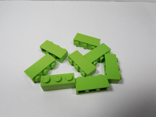 LEGO 8 Lime Green 1x3 Bricks R6 | eBay