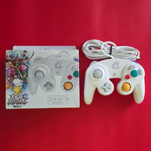 White Smash Bros. Nintendo GameCube Controller AUTHENTIC 👾 OEM Wii DOL ...