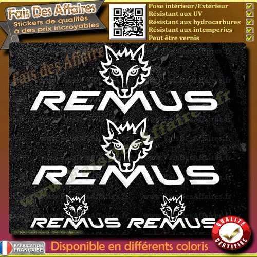 4 Stickers Autocollant Remus sponsor lot planche sticker decal | eBay