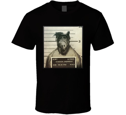 Alf Mugshot Funny Tv T Shirt | eBay
