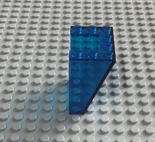 LEGO Part 4872 Trans Dark Blue Windscreen 3x 4 x 4 Inverted, 6455 6456 ...
