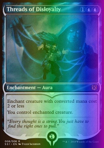 MTG Threads of Disloyalty (8/8) Signature Spellbook 1 Jace LP FOIL | eBay