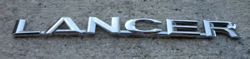Mitsubishi Lancer trunk emblem badge decal logo chrome OEM Genuine ...