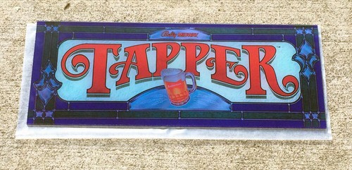 BRAND NEW TAPPER Arcade Machine MARQUEE Screen Print - High Impact ...