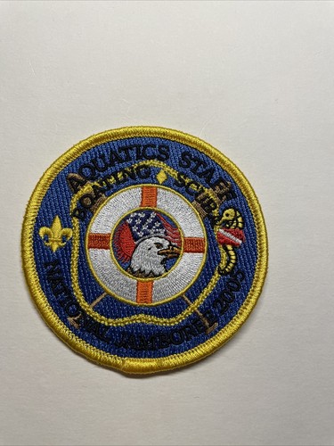 BSA National Scout Jamboree 2005 F Aquatic Staff Boating SCUBA Round ...