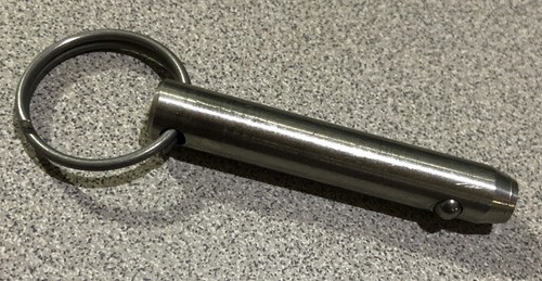 Quick-Release Pin Ring-Grip, 316 Stainless Steel, 10 mm Diameter, 40 mm ...