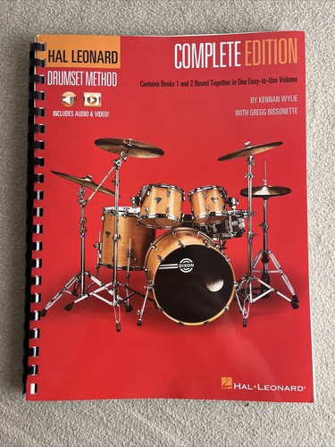 Hal Leonard Drumset Method - Complete Edition Books 1 & 2 with Video and Audio | eBay