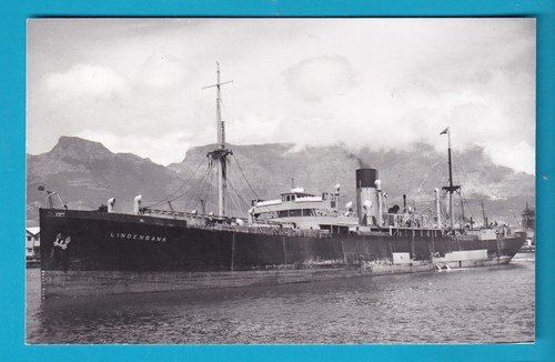 Original PC Size Real Photo Bank Line Glasgow LINDENBANK I 1930 | eBay UK