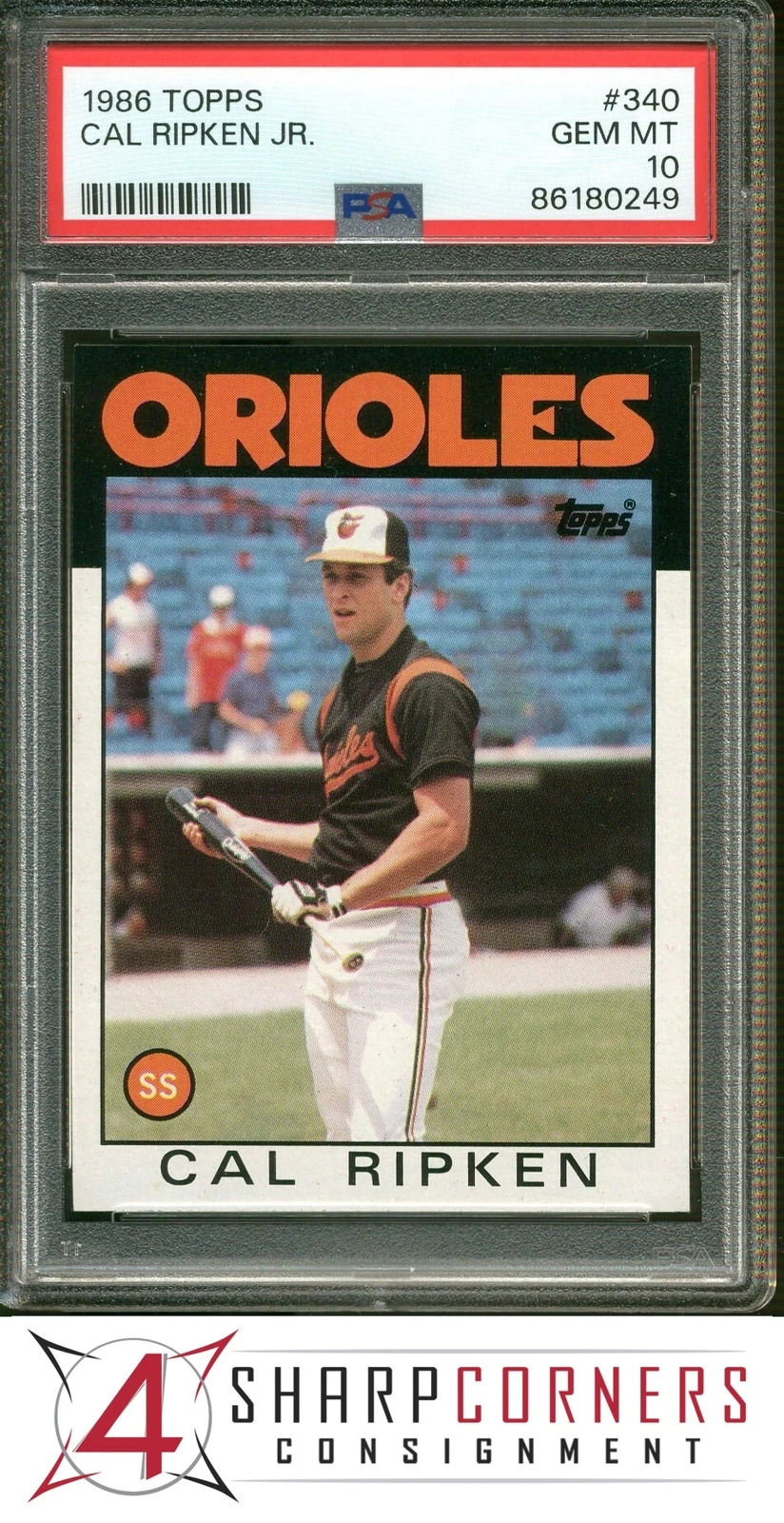 Cal Ripken Jr. 1986 Topps #340 Base Price Guide - Sports Card Investor