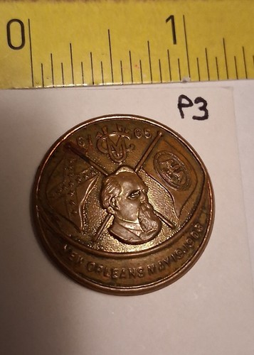 1903 Soldiers Reunion Lapel Pin GAR, UCV New Orleans | eBay