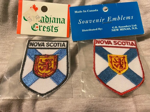 VTG Lot Of 2 NOVA SCOTIA Canada Iron On Patches | eBay
