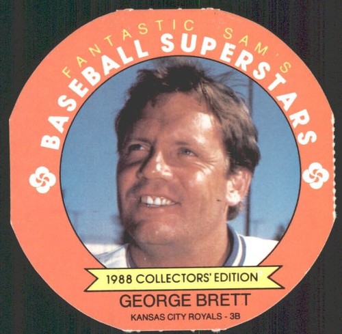 1988 MSA Fantastic Sam's Full Complete Disc #2 George Brett | eBay