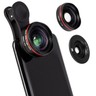 2 in 1 Professional Phone Camera Lens Kit Clip On for iPhone SAMSUNG ...