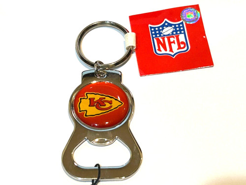 NFL Kansas City Chiefs Team Logo Key Chain, Can opener ~ C6 | eBay