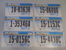 Collectible Montana License Plates for sale | eBay