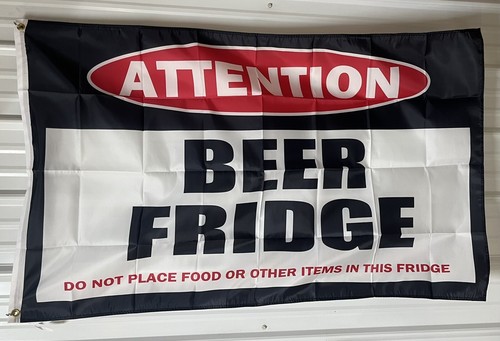 Beer Flag FREE SHIPPING Attention Beer Fridge Dorm Beer America USA ...