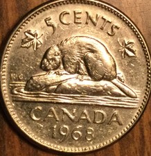5 Cents 1968, Elizabeth II (1953-2022) - Canada - Coin - 8032