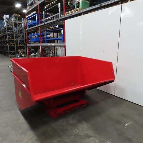 5 CU Yard Heavy Duty Self Dumping Trash Scrap Chip Hopper | eBay