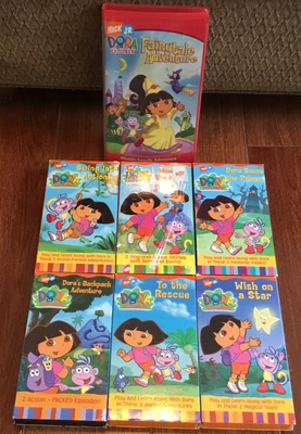 Dora the Explorer VHS Tapes Lot of 3 Nick Jr | Grelly USA